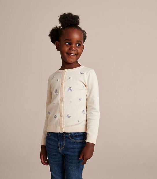 Embroidered Knit Cardigan | Target Australia