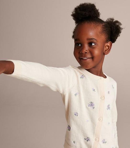 Embroidered Knit Cardigan | Target Australia