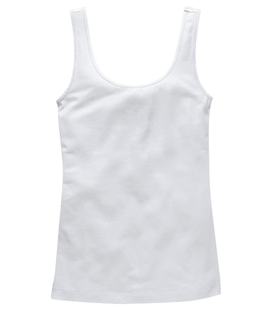 Basic Stretch Knit Tank - White | Target Australia
