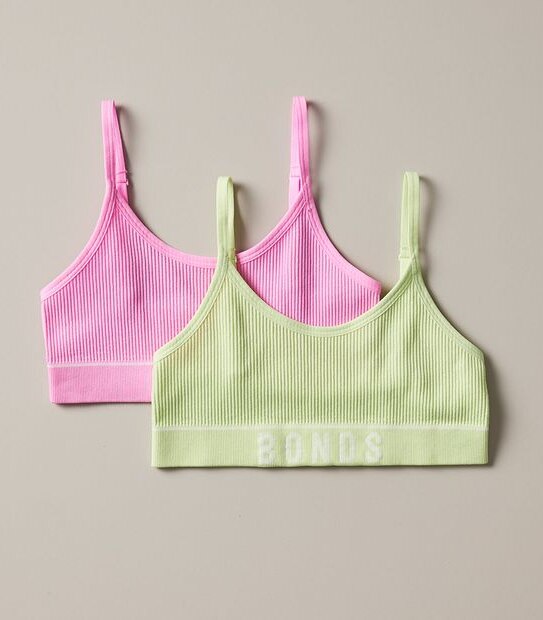 2 Pack Bonds Rib Scoop Crop | Target Australia