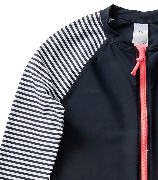 Long Sleeve Zip Front Rash Vest | Target Australia