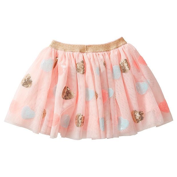 Sequin Heart Multi Layer Tulle Skirt Target Australia