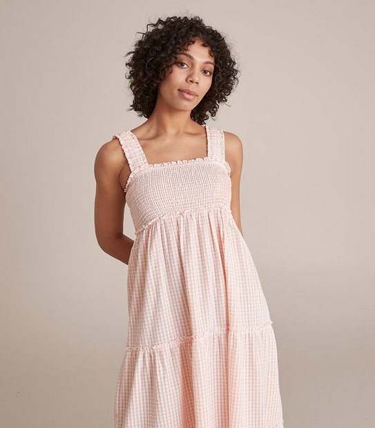 Lily Loves Shirred Bodice Midi Dress Target Australia