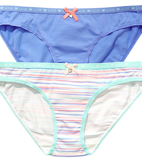 Lily Loves 2 Pack Glory Bikini Briefs | Target Australia