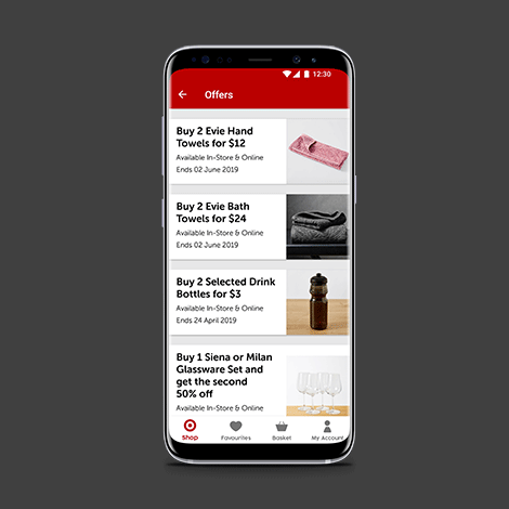 Target iPhone & Android App | Target Australia